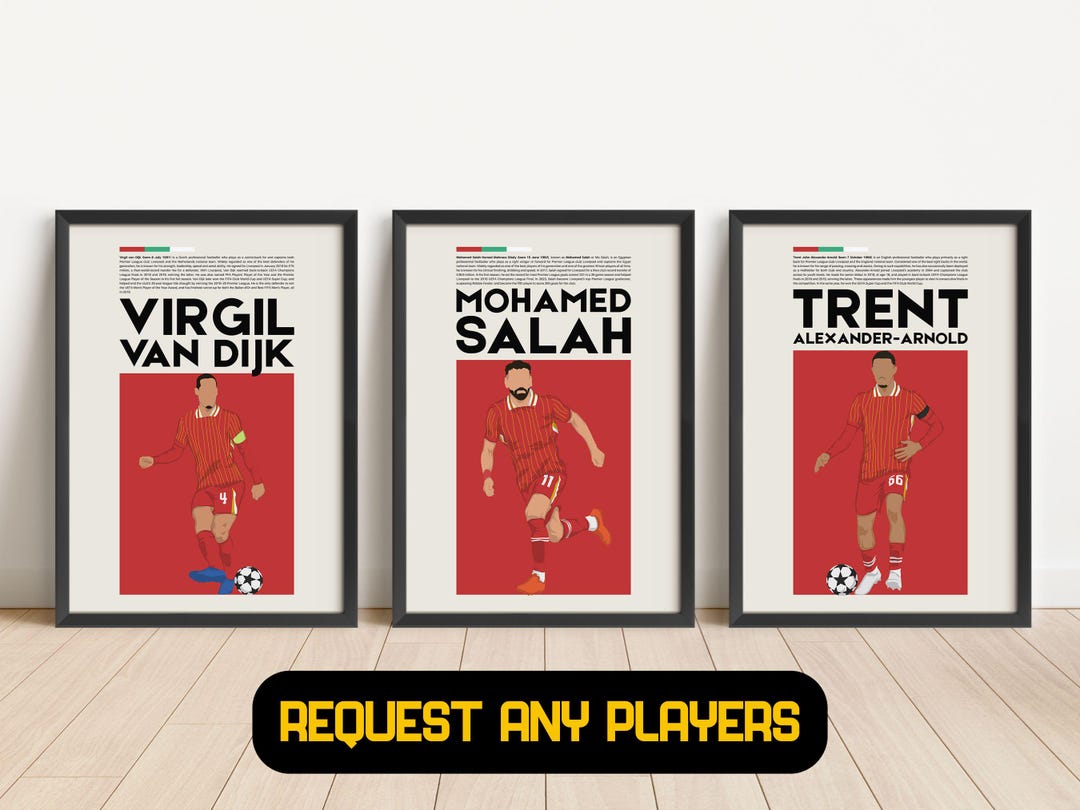 Liverpool Gift Set Football Posters Gift, Gift for Son/daughter ...