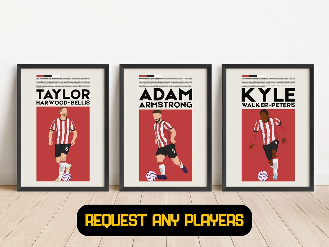 Southampton Gift Set - Football Posters Gift, Gift for Son/daughter ...