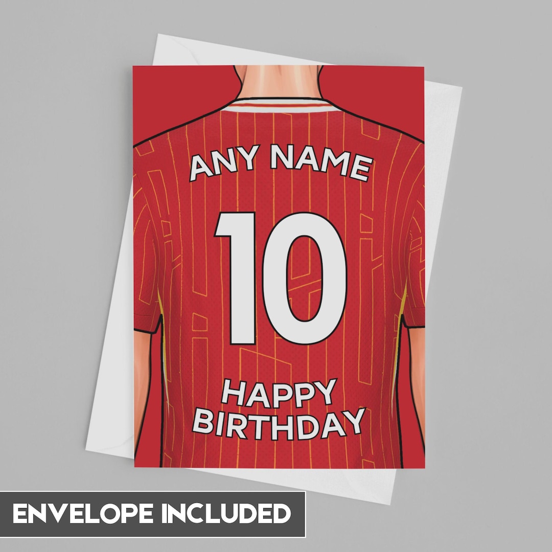 Liverpool Birthday Card | Liverpool Personalised Birthday Card ...