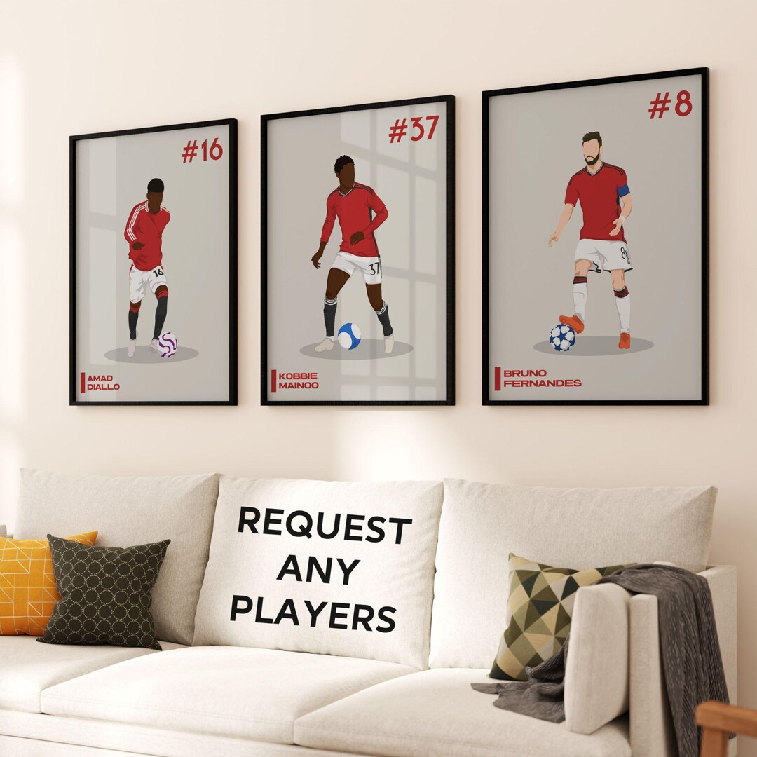Man Utd Gift Set - Football Posters Gift, Gift for Son/daughter, Man ...
