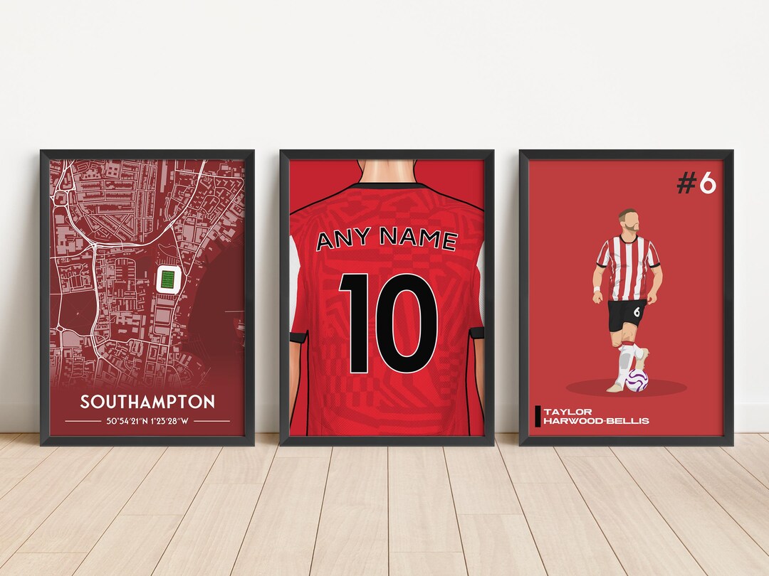 Southampton Gift Set Football Posters Gift, Gift for Son/daughter ...