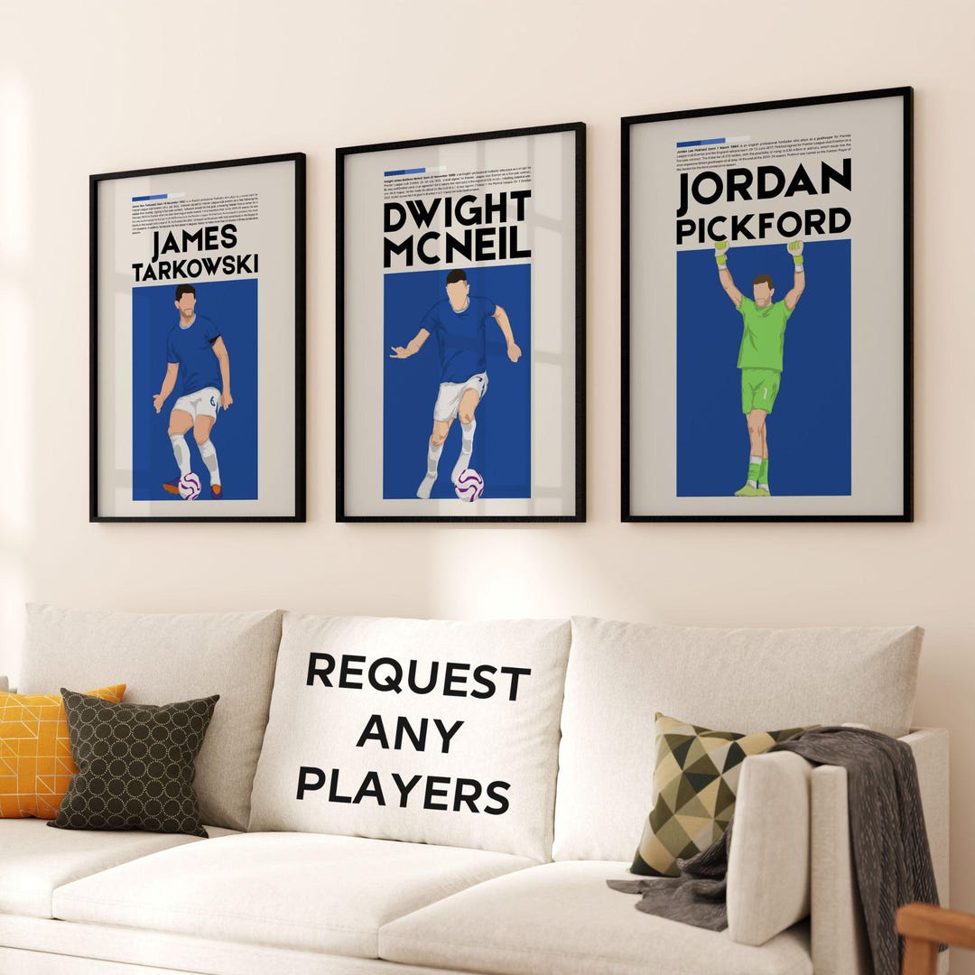 Everton Gift Set - Football Posters Gift, Gift for Son/daughter ...