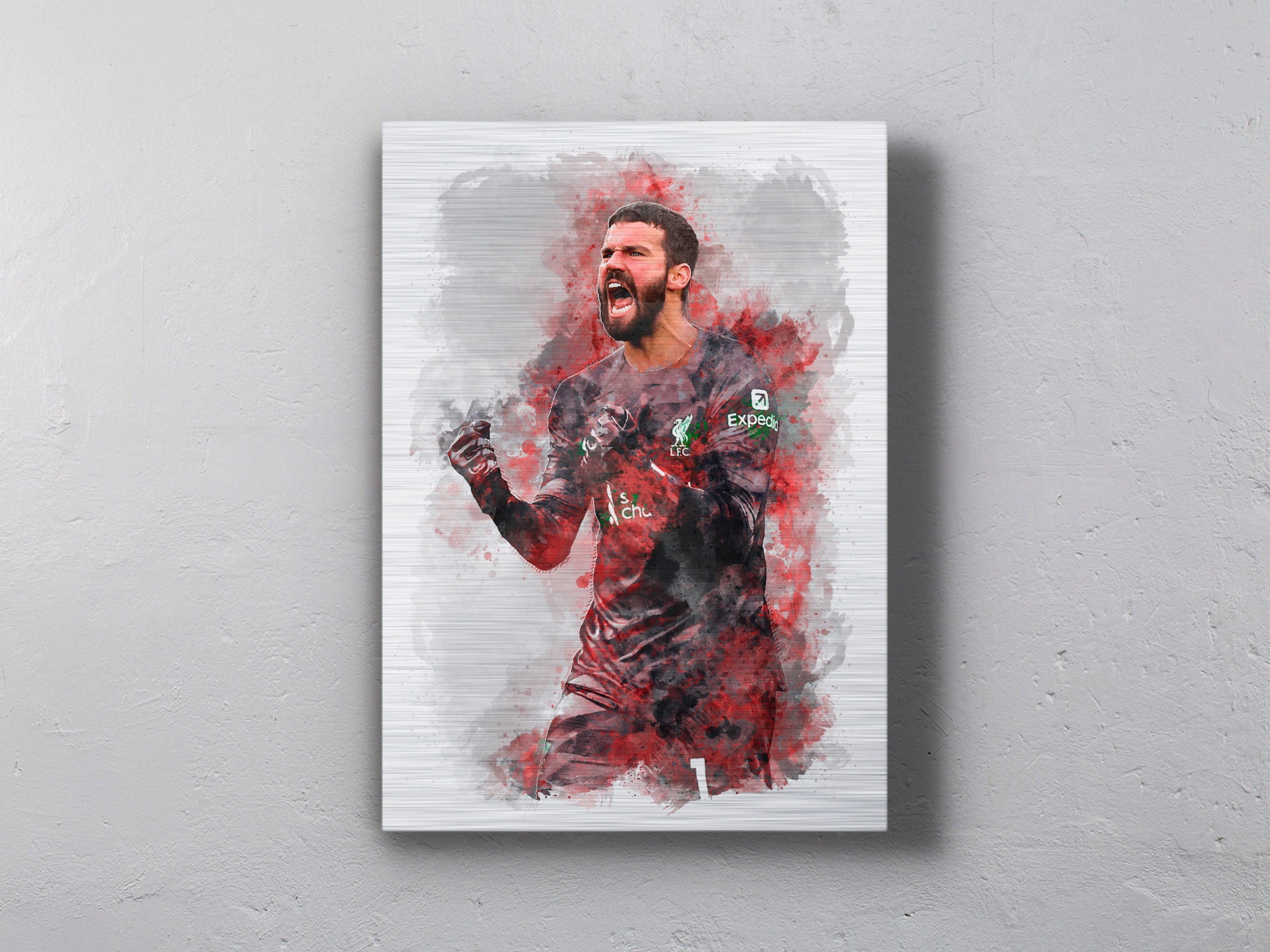 Alisson Becker Liverpool Football Poster Gift, Gift for Him/her ...