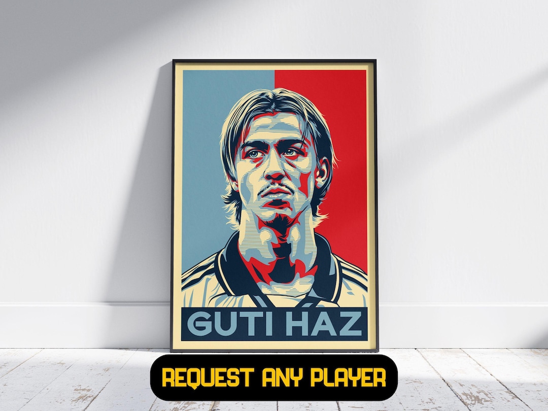 Guti Haz Hope Style - Football Poster Gift, Gift for Him/her, Real Madrid Gift - Etsy