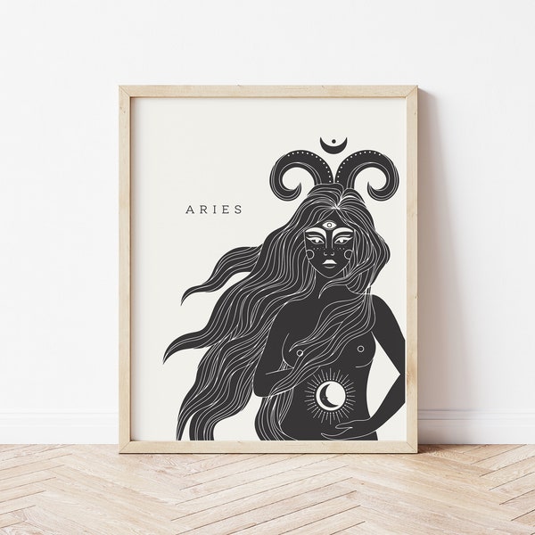 Aries Print - Etsy