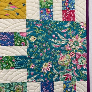 Bright Floral Quilt-large Throw Quilt- Multiple Colors - Etsy