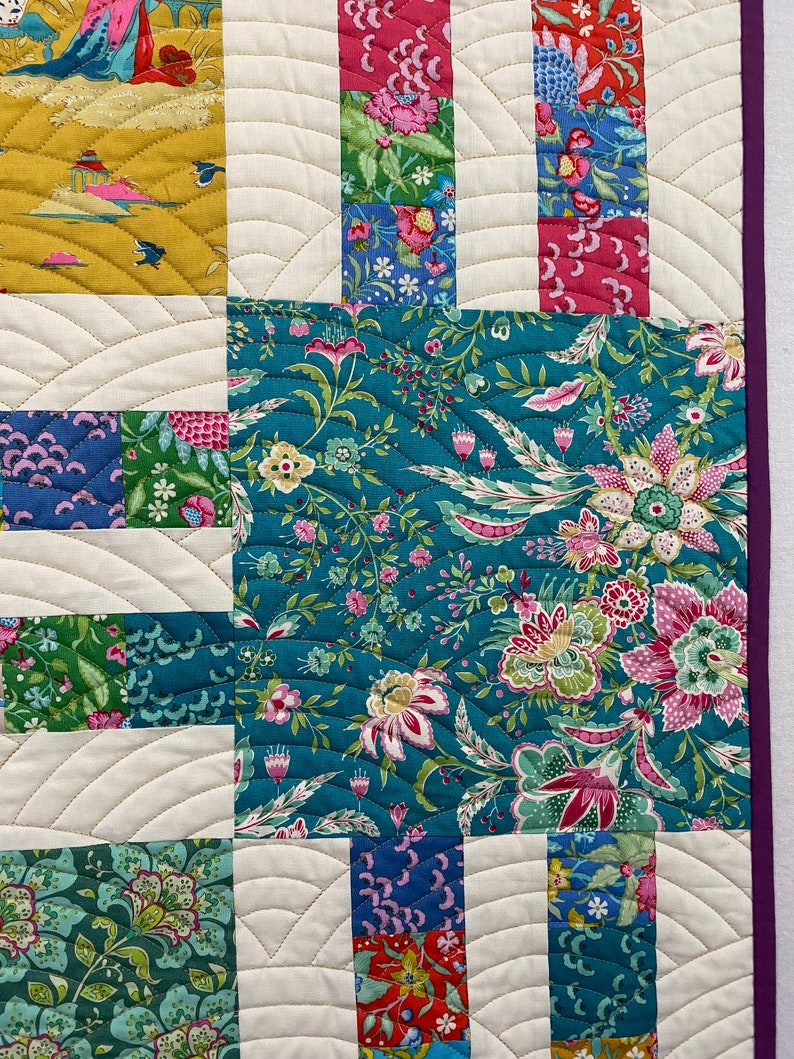 Bright Floral Quilt-large Throw Quilt- Multiple Colors - Etsy