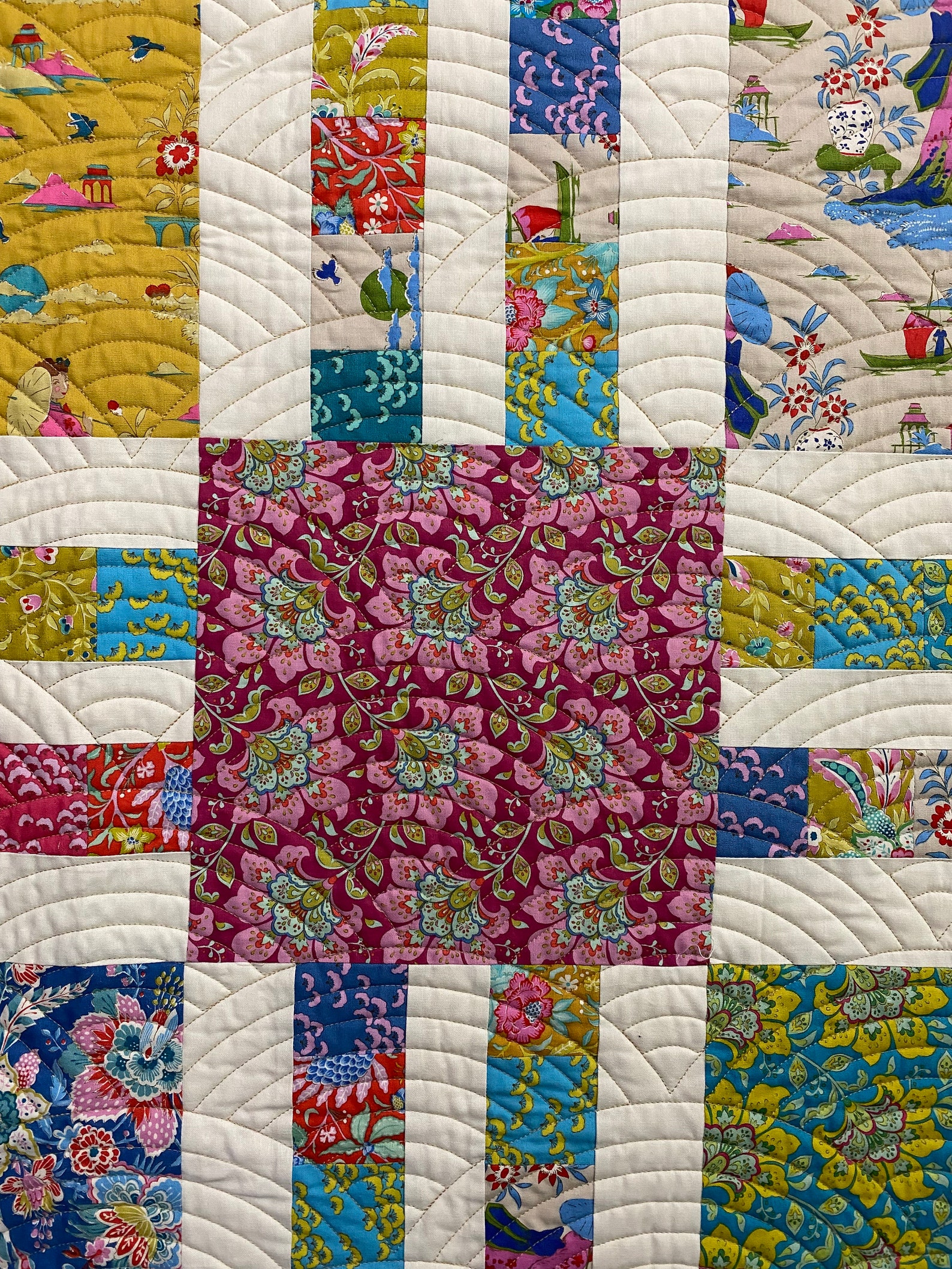 Bright Floral Quilt-large Throw Quilt- Multiple Colors - Etsy