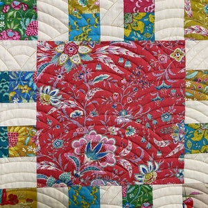 Bright Floral Quilt-large Throw Quilt- Multiple Colors - Etsy