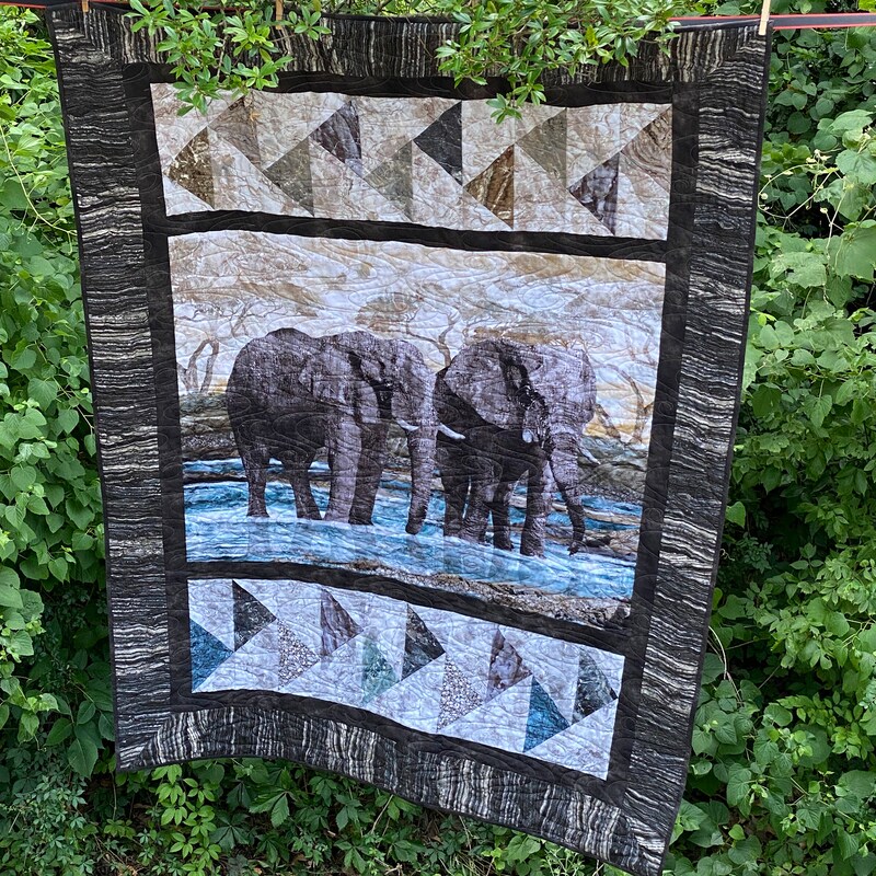 Elephant Quilt - Etsy