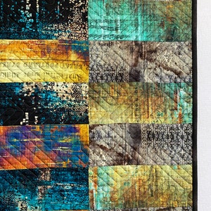 Throw Quilt-tim Holtz Fabric-beautiful Colo - Etsy