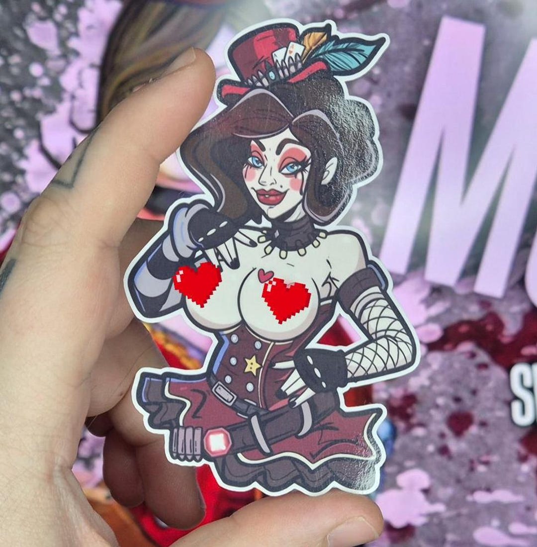 Mad Moxxi NSFW Pin up Sticker - Etsy