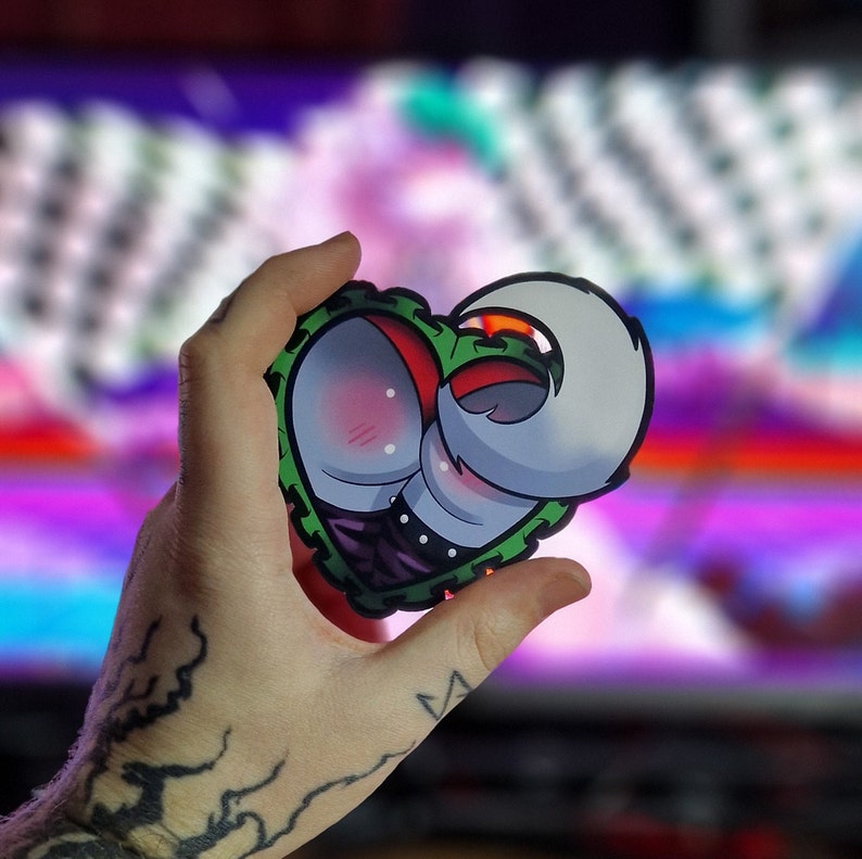 Roxanne Wolf FNAF Booty Heart Sticker - Etsy
