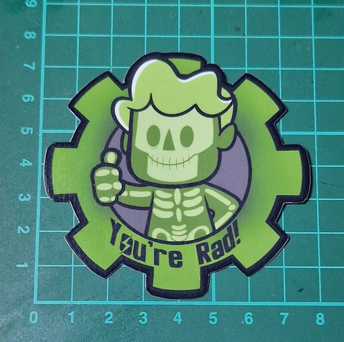Irradiated Fallout You're Rad! Vault Boy Sticker - Etsy