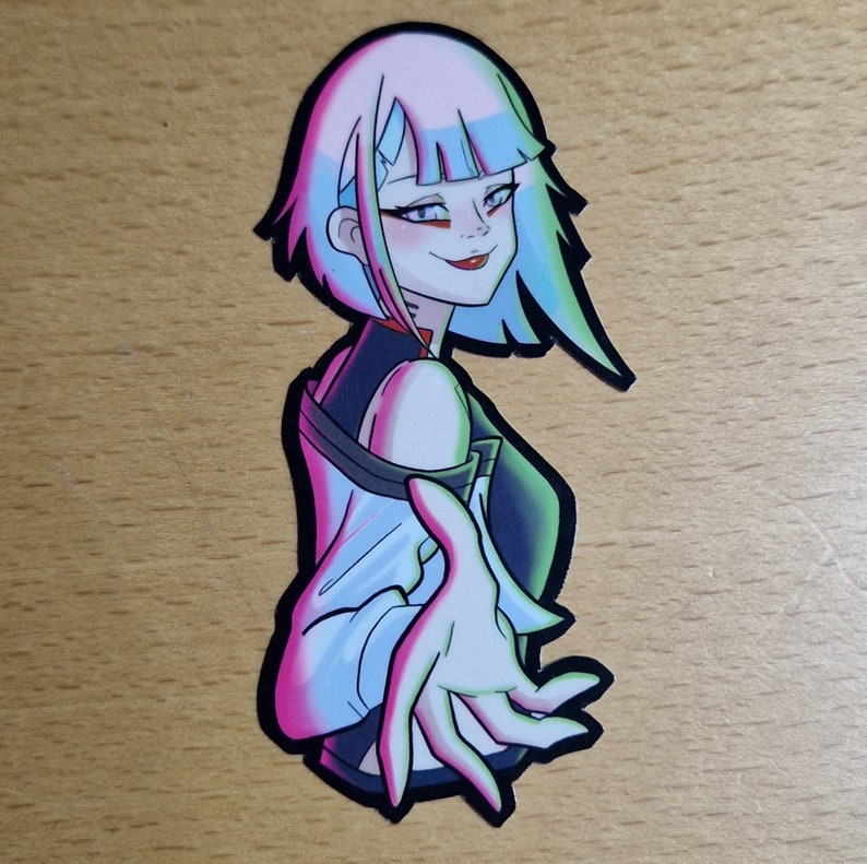 Lucy Cyberpunk Edgerunners Sticker - Etsy