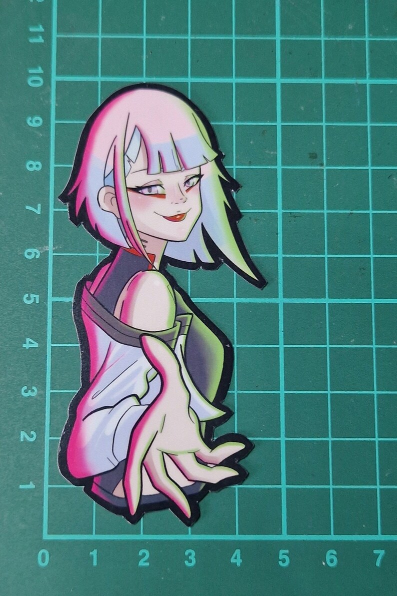 Lucy Cyberpunk Edgerunners Sticker - Etsy UK