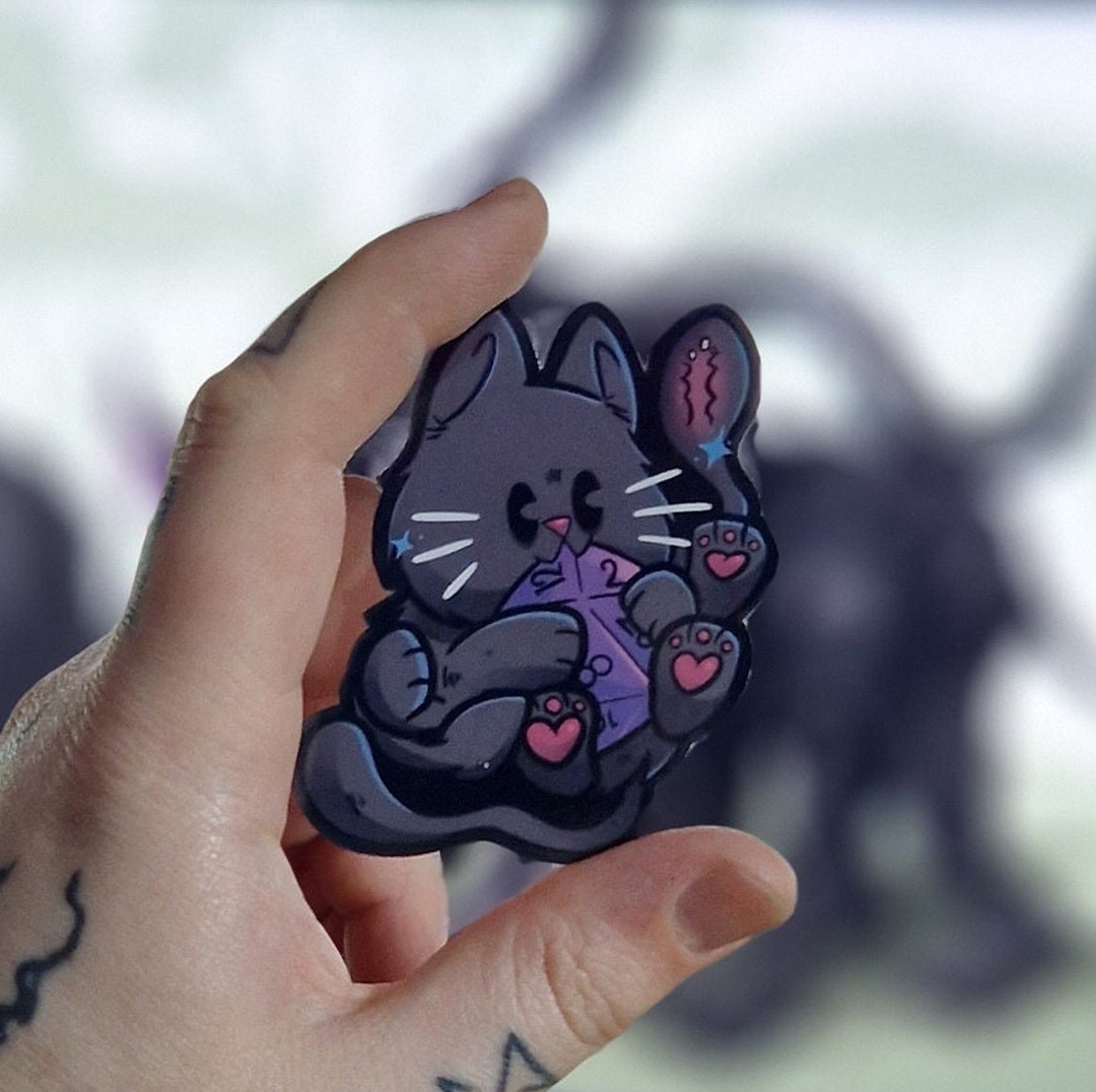 Displacer Kitty Sticker - Baldur's Gate 3 - Dnd - Dungeons and Dragons ...