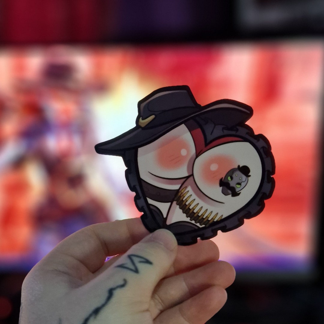 Ashe Overwatch Booty Heart Sticker - Etsy UK