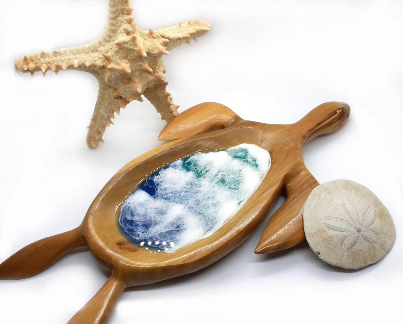 Sea Turtle Resin Epoxy Ocean Wave Tray / Wall Art Tropical - Etsy Ireland