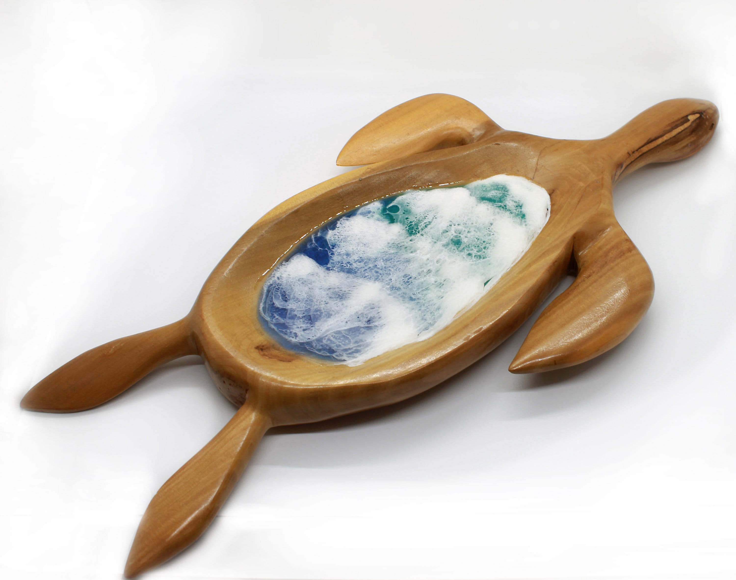 Sea Turtle Resin Epoxy Ocean Wave Tray / Wall Art Tropical - Etsy Ireland