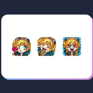 Twitch Emotes - Ezreal League of Legends Emotes - Laugh Emote - Rage ...