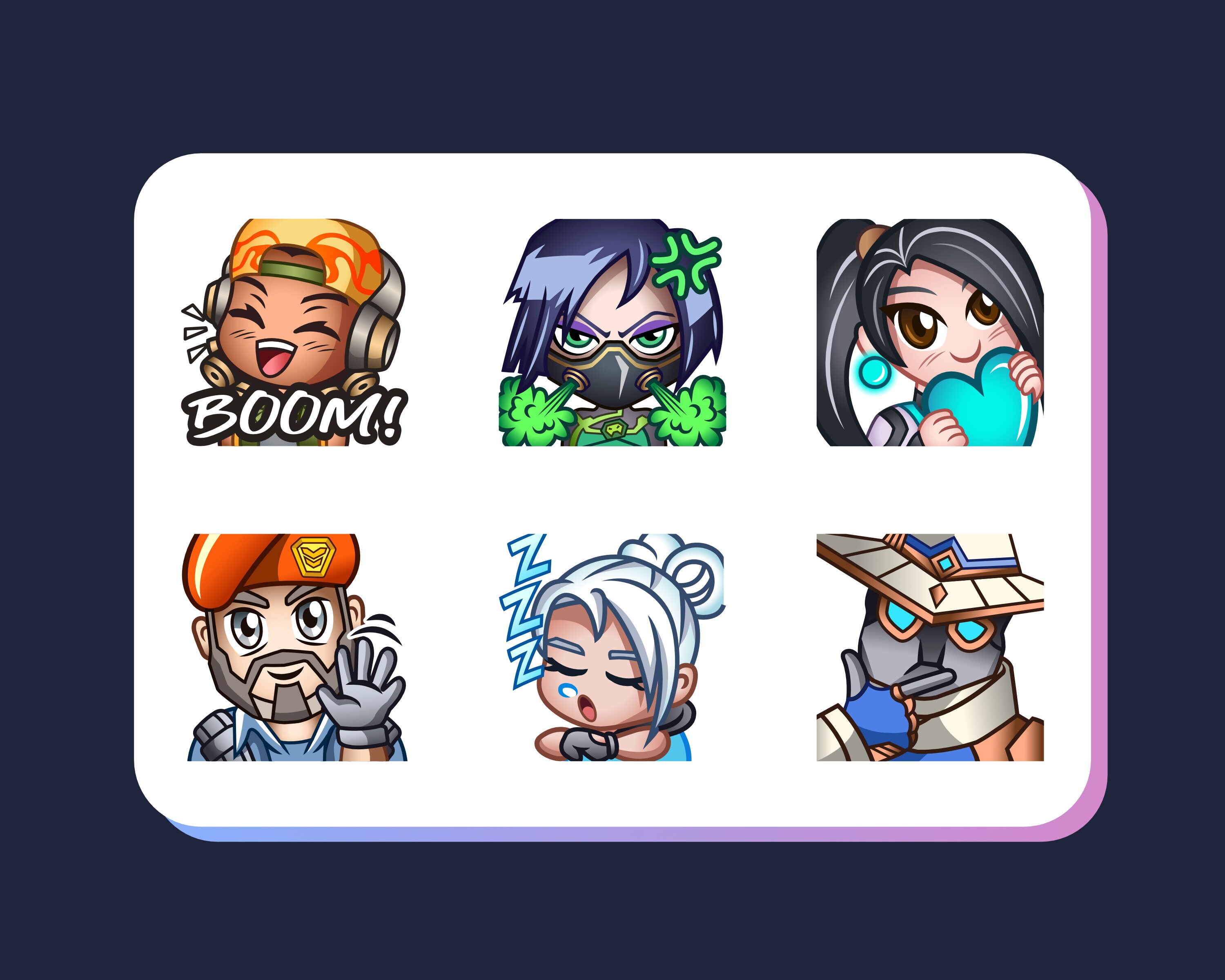 Twitch Emotes Valorant Emotes Sage Emote Raze Emote - Etsy UK