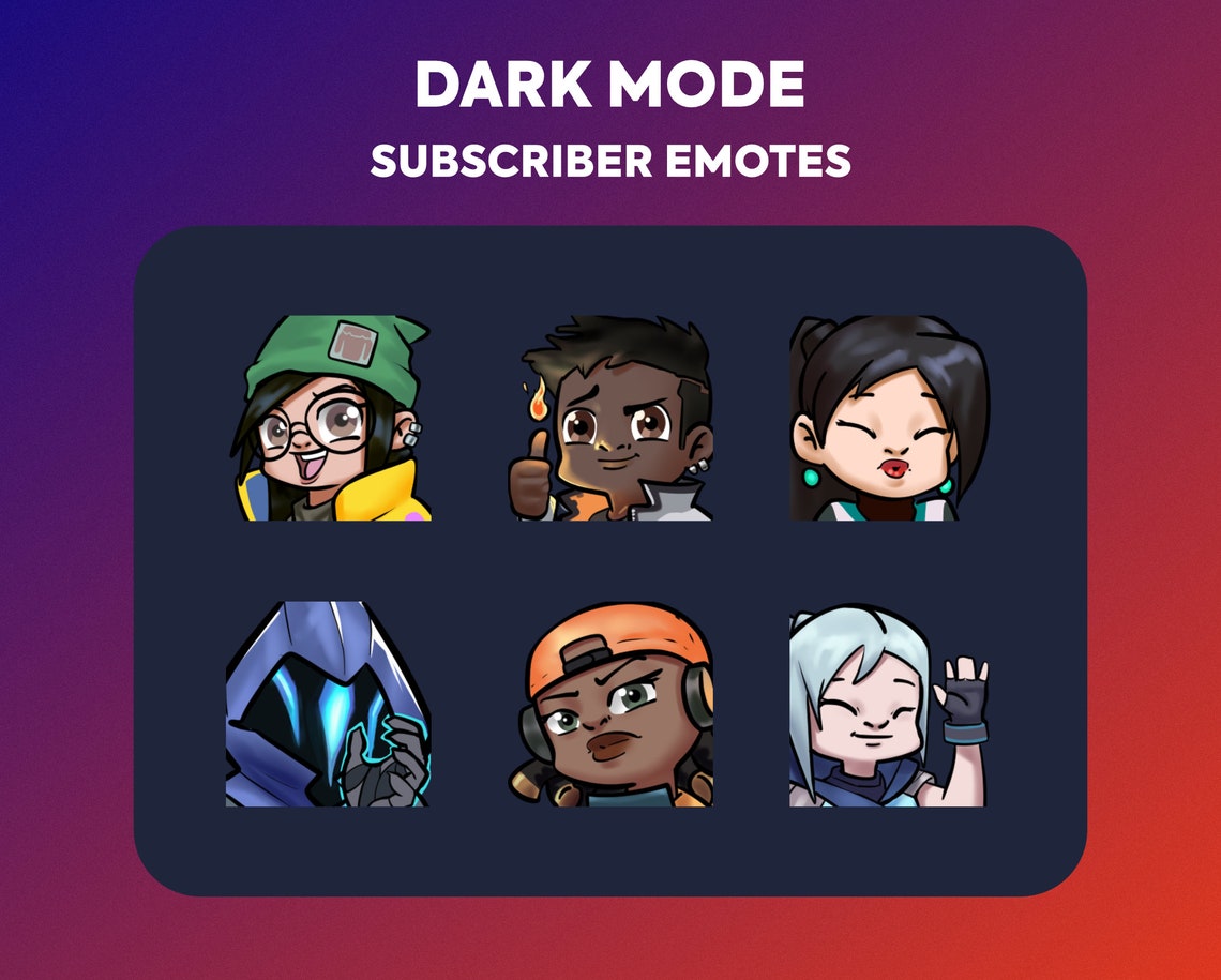 Valorant Twitch Emotes Subscriber Emotes Affiliate Emotes - Etsy Canada
