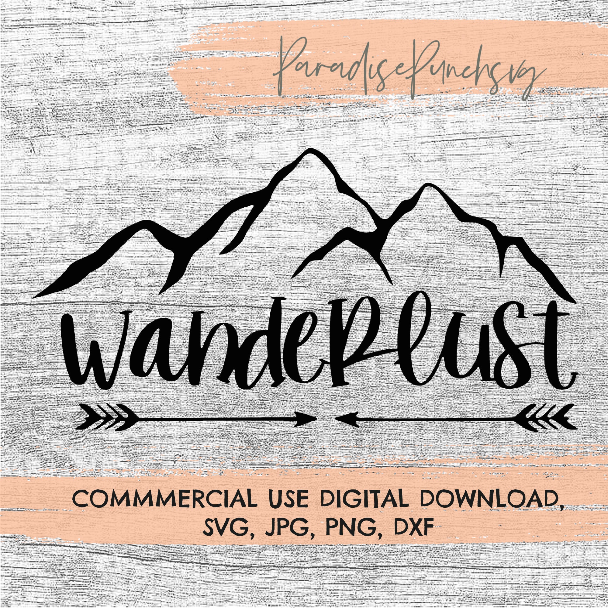 Wanderlust Adventure Svg Png Jpg Dxf for Cricut, Summer Adventure Svg ...