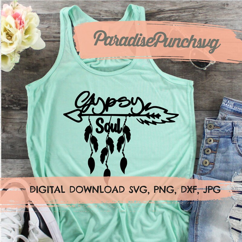 Gypsy Soul Svg - Etsy