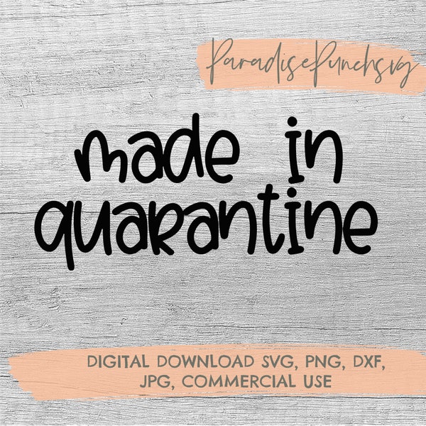Quarantine Baby Svg - Etsy