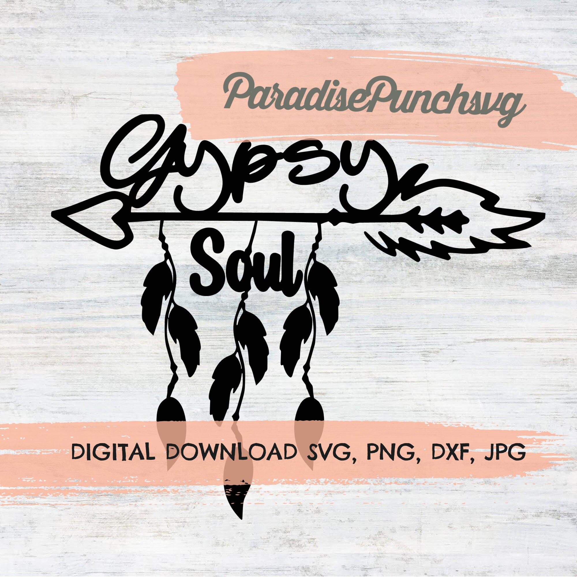 GYPSY SOUL SVG - Arrow Svg for Cricut, Svg for Shirt - Etsy Ireland