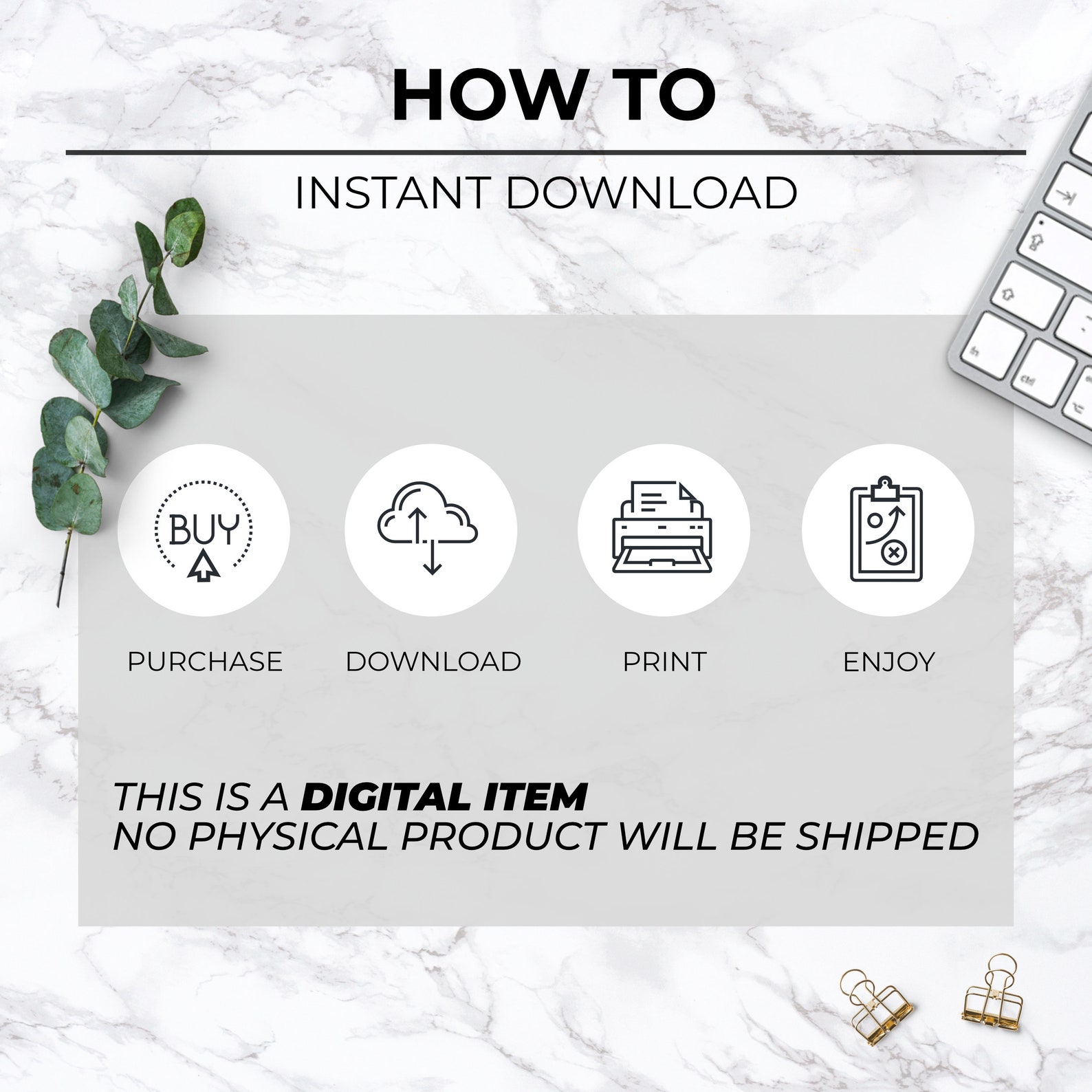 Minimalist Printable Vision Board Templateprintable Dream Etsy
