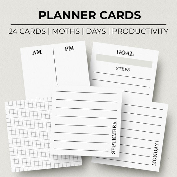Printable Sticky Notes Planner Accessories Printable Planner | Etsy