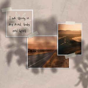 Printable Vision Board Quotes & Affirmations,vision Board Template ...