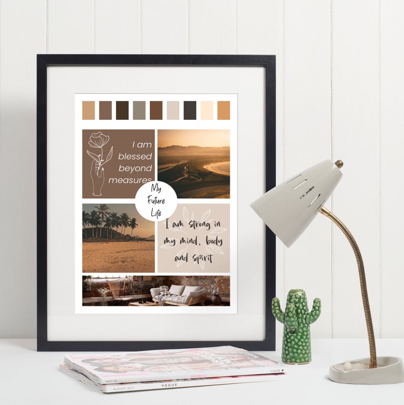 Printable Vision Board Quotes & Affirmations,vision Board Template ...