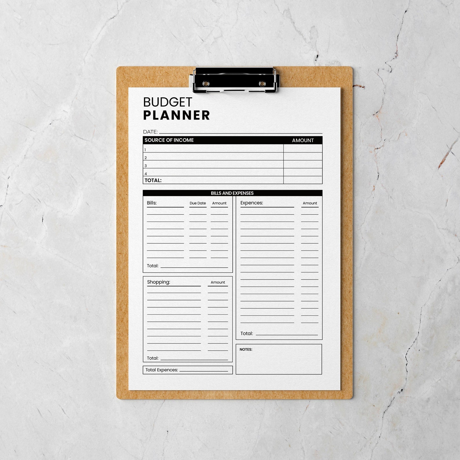 Printable Budget Tracker,monthly Spending Planner,expense Log,printable ...
