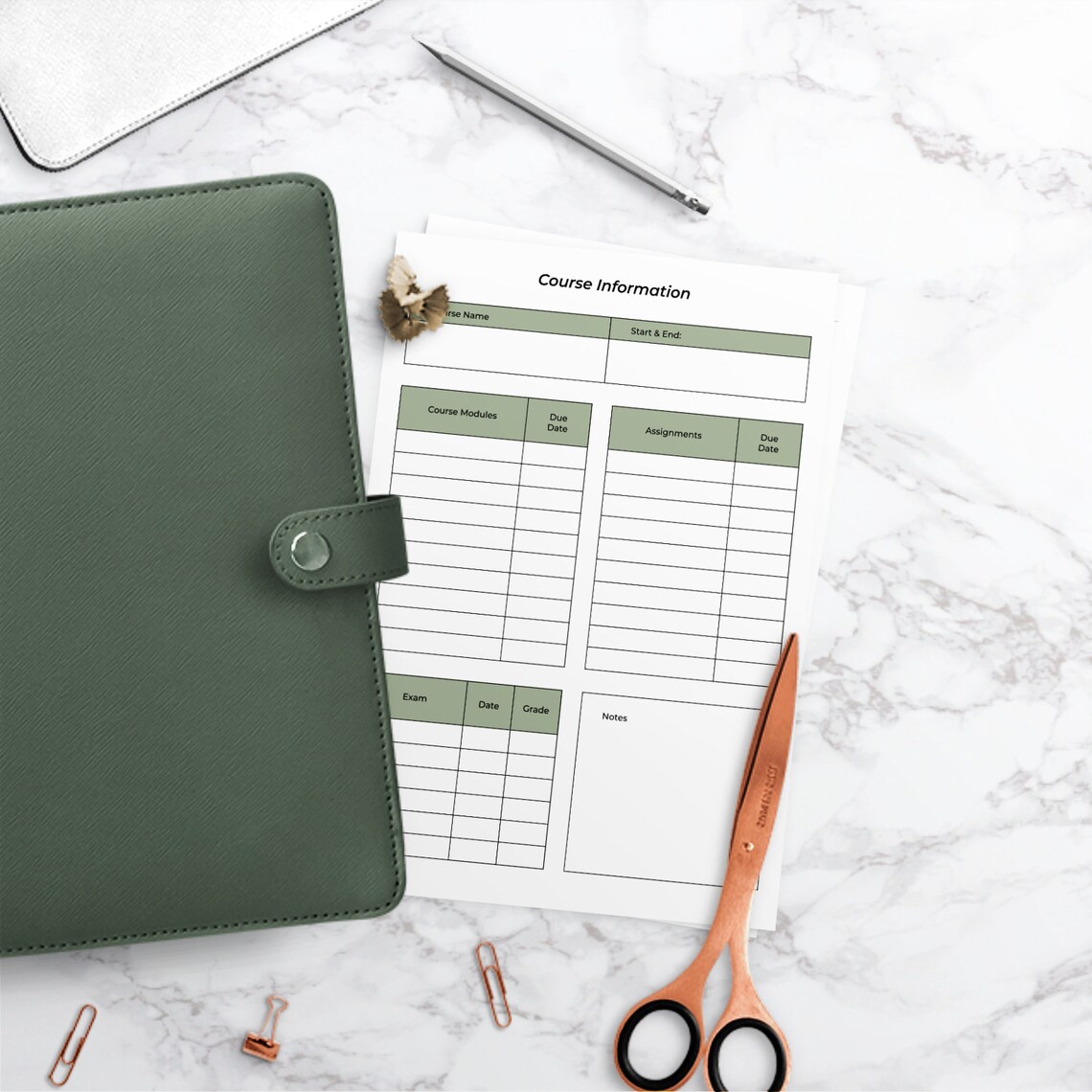 Student Planner, Academic Planner, School Year Journal, College ...