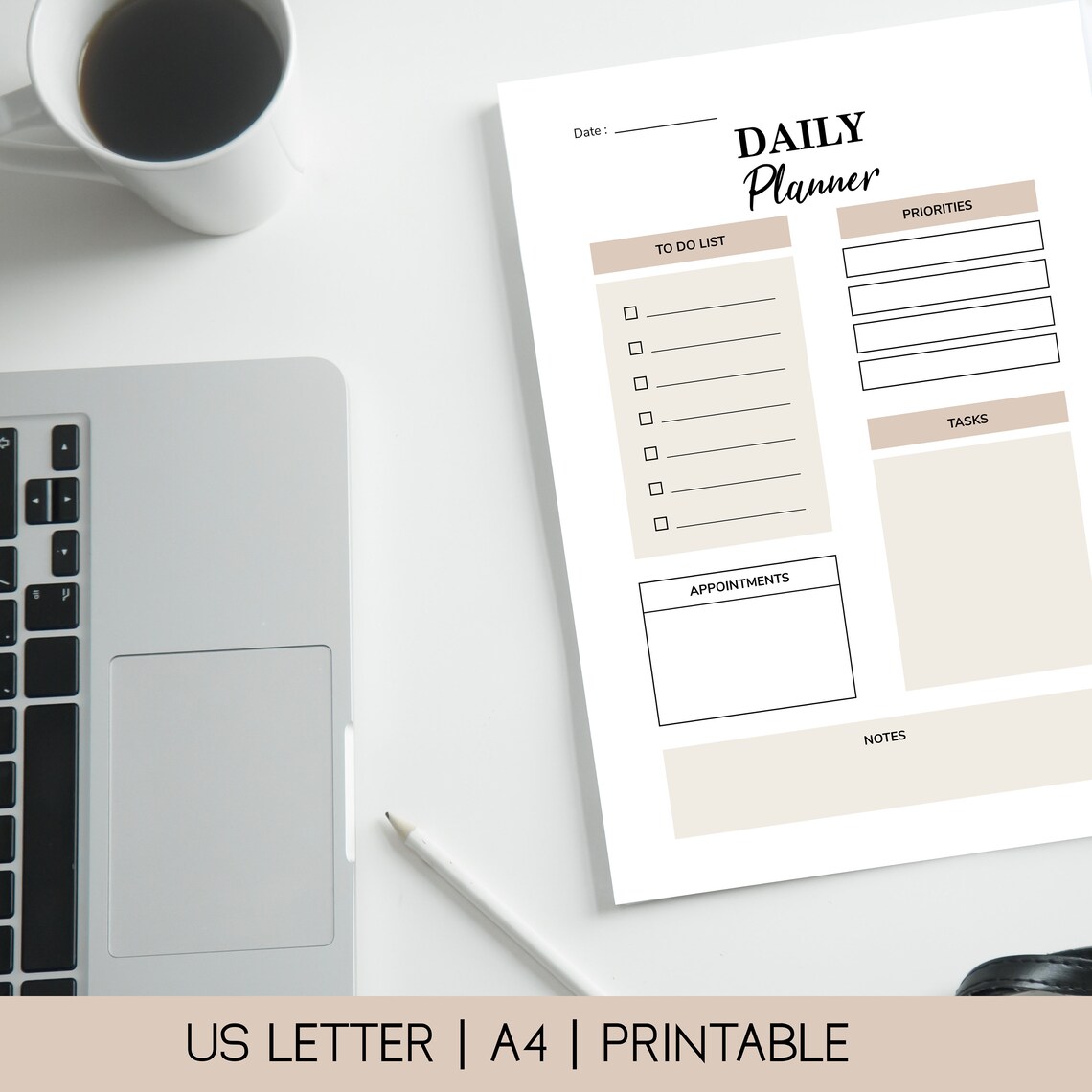 Aesthetic Printable Planner Bundle,planner Inserts,daily Organizer ...