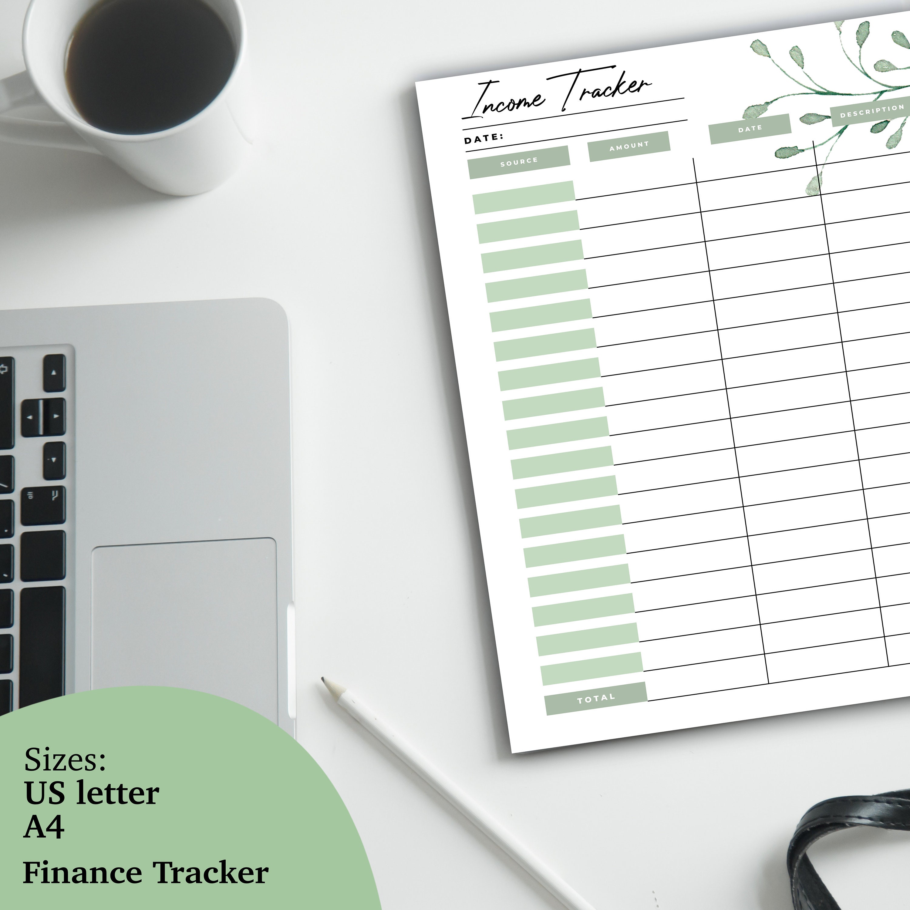 Printable Finance Tracker,bill Tracker,income Planner,printable Expense ...