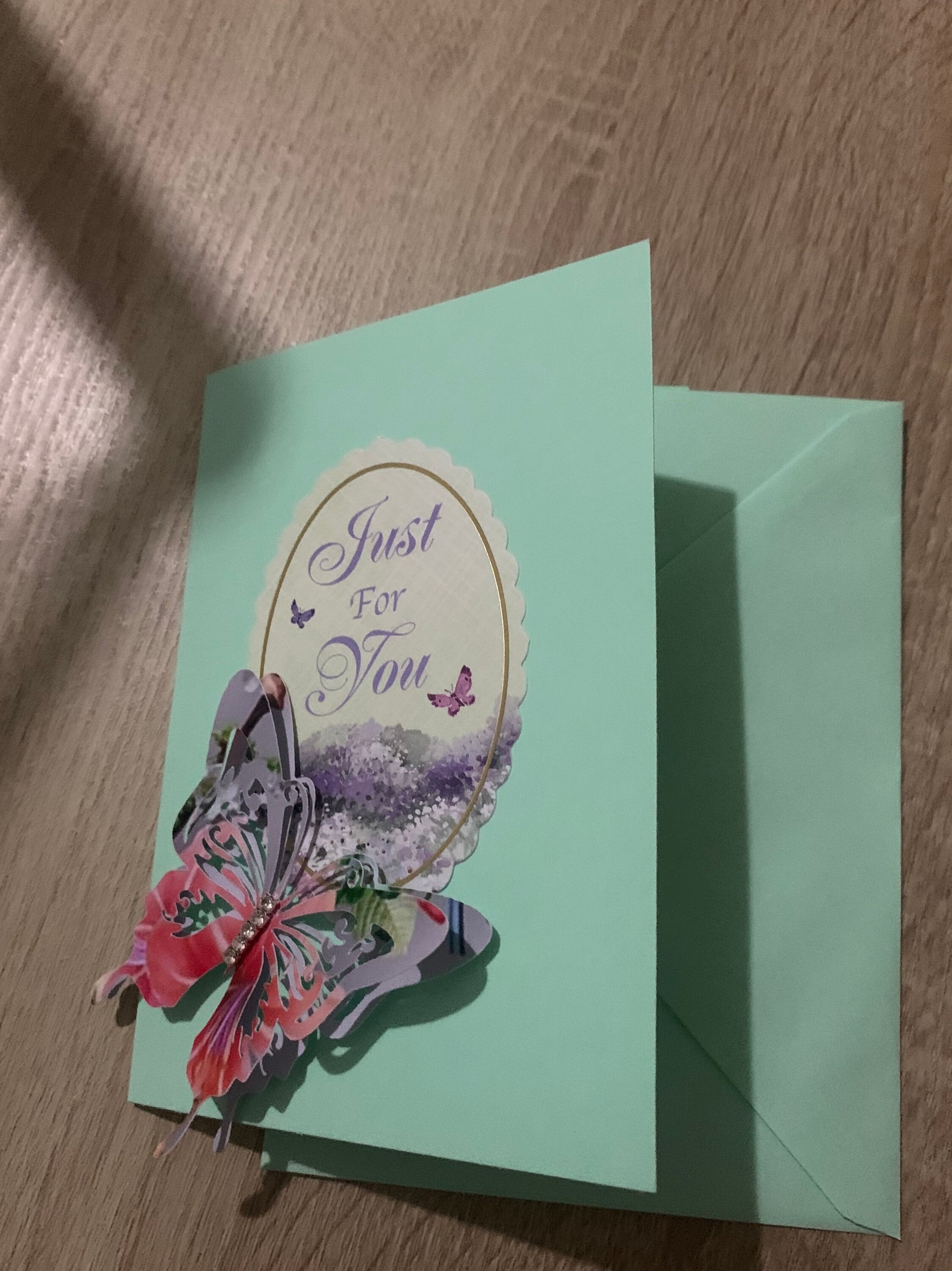 Just for you greeting card | Etsy