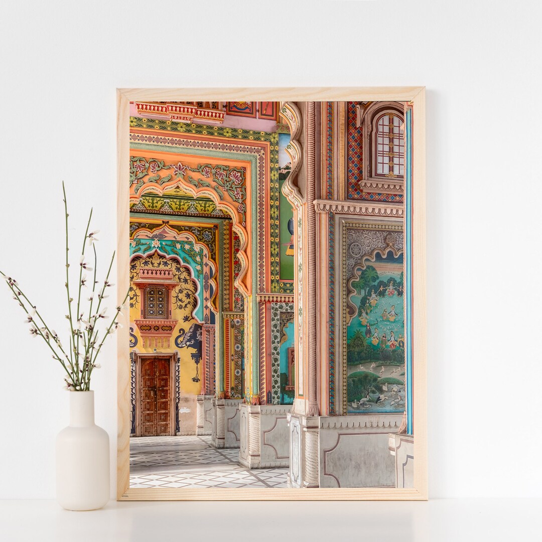 Patrika Gate Jaipur India Photo Print, Rajasthani Architecture (digital ...