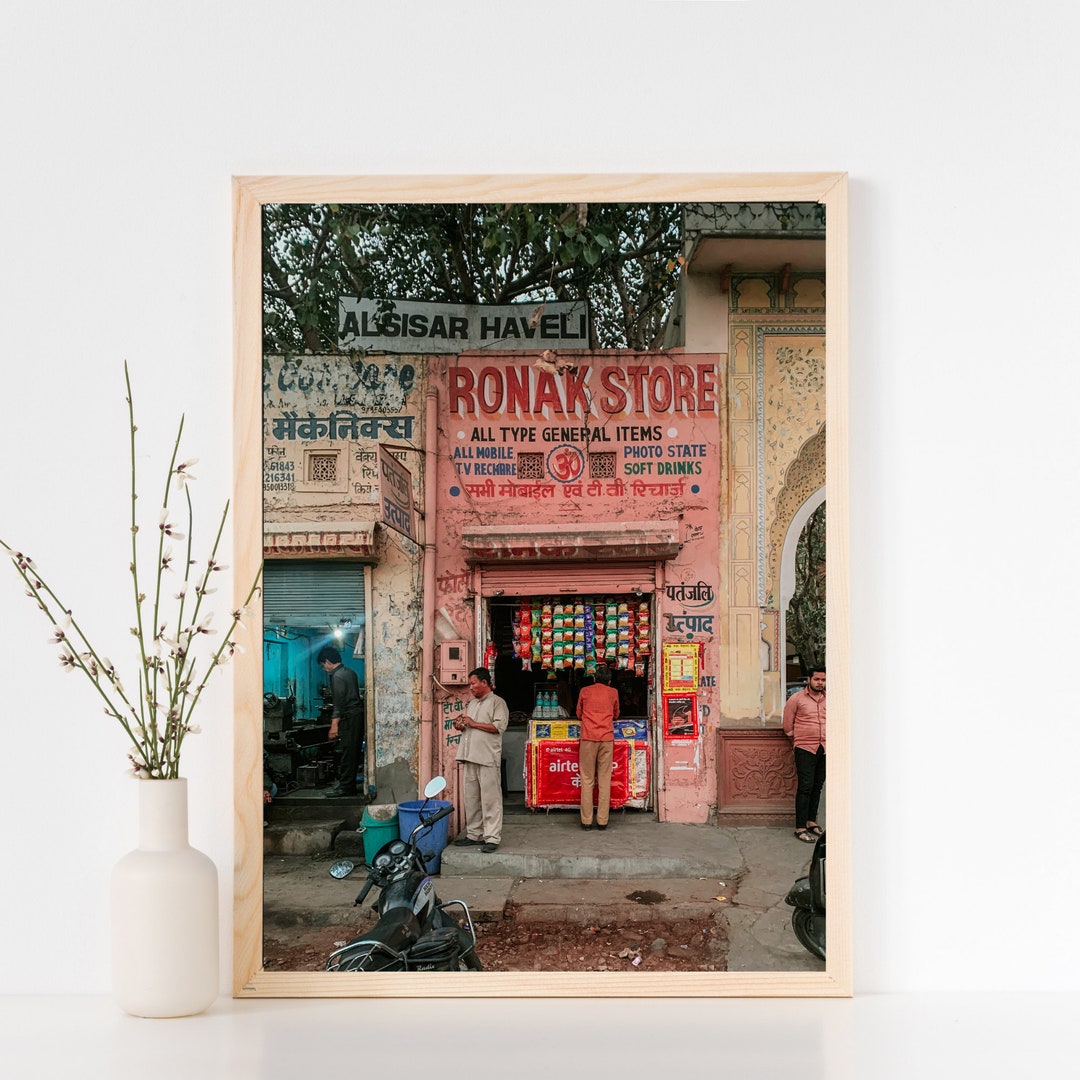 Street Photography, Indian Travel, Old Indian Shop Front, Rajasthani ...