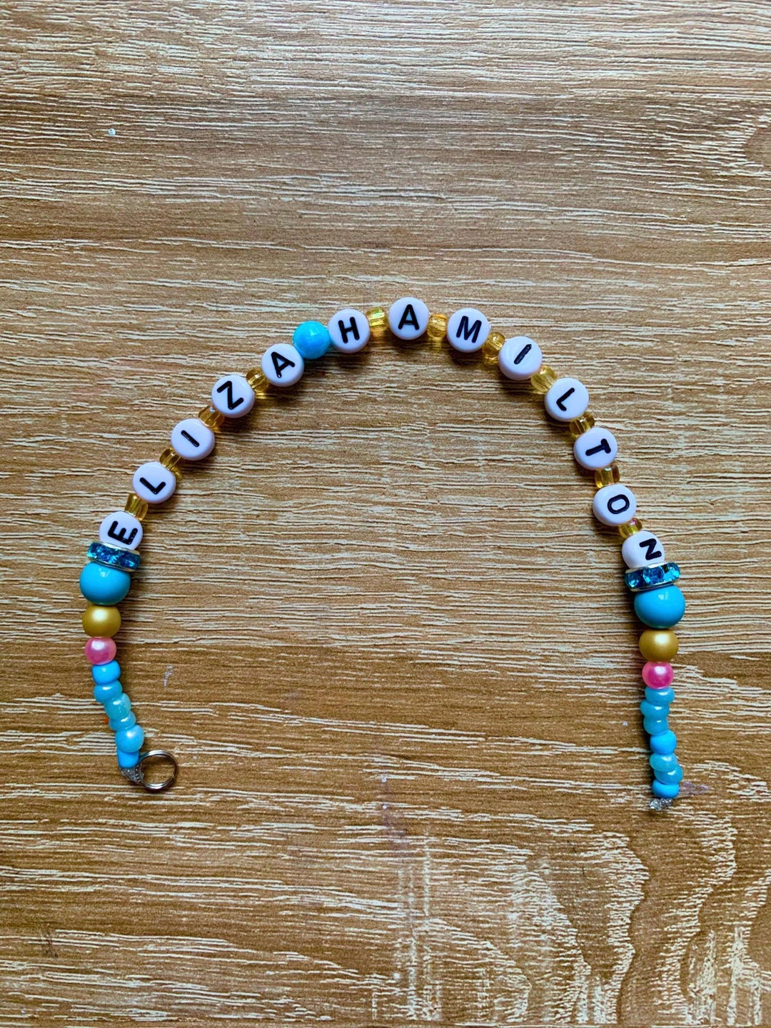 Eliza Hamilton Inspired Beaded Keyring for Fans of Hamilton, Phillipa ...