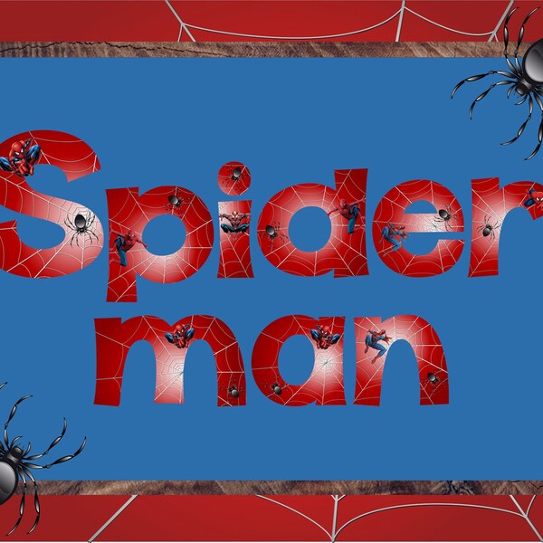 Spider Web Numbers - Etsy