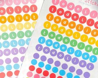 To Do List Stickers - Etsy UK