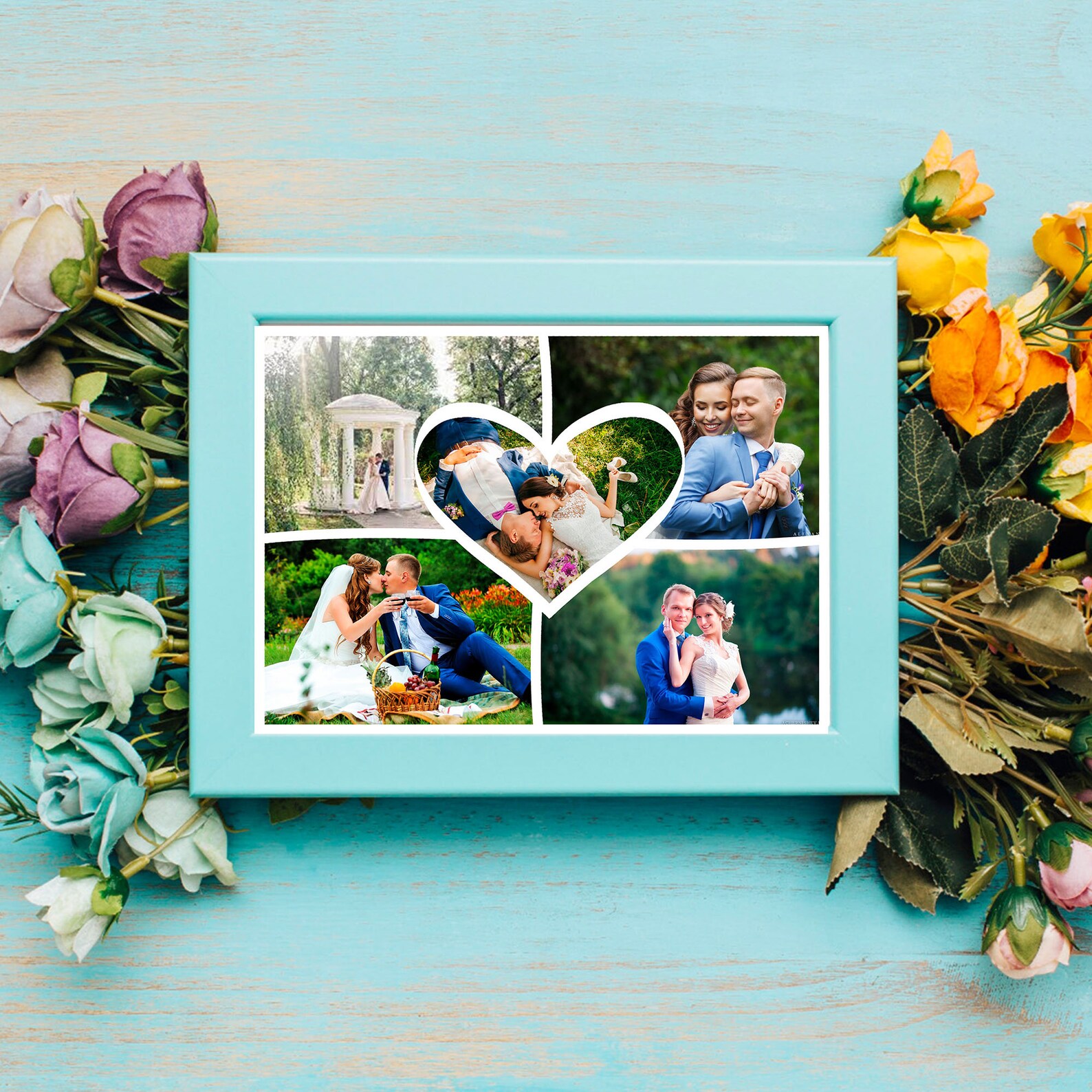 Plantillas de collage de fotos digitales para fotógrafos en | Etsy