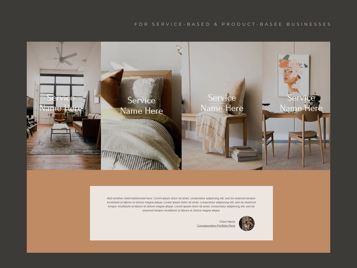Modern Minimalist Wix Wesbite Template for Professionals, Realtors ...