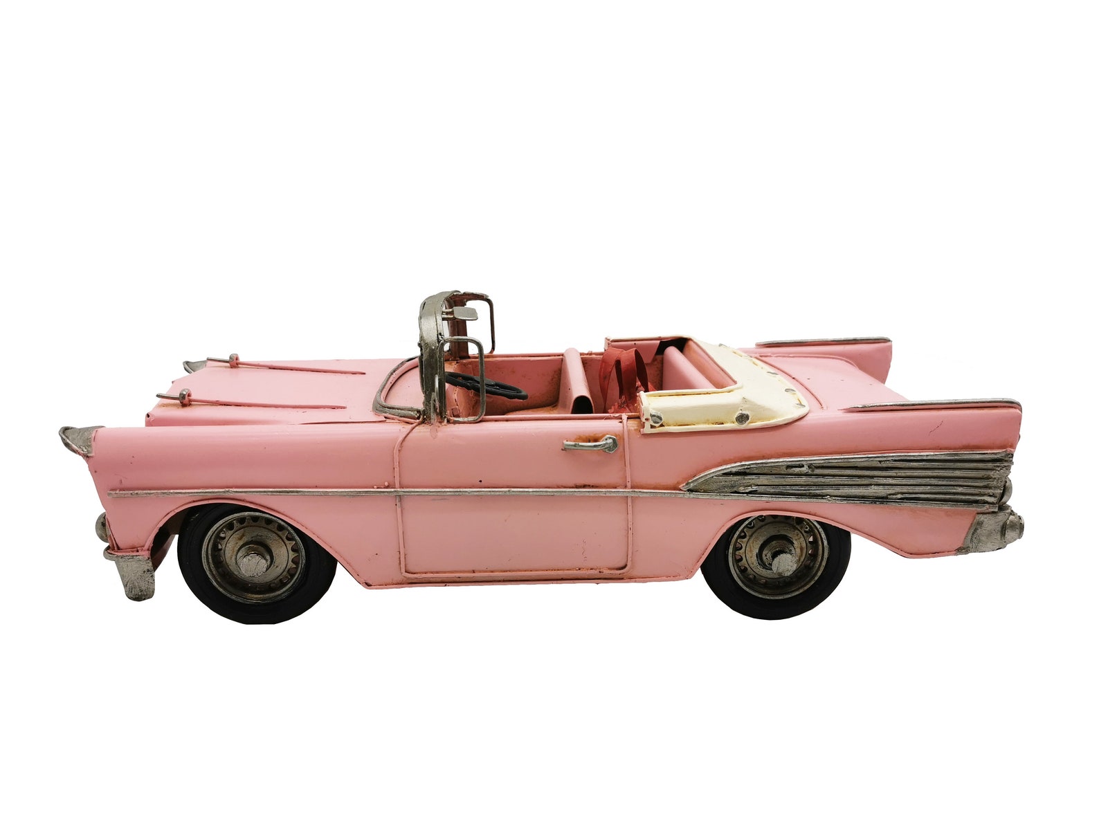 Pink Classic Convertible Car Metal Model - Etsy