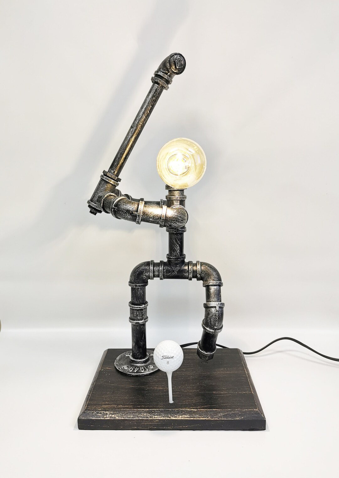 Industrial Golfer Desk Lamp - Etsy