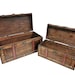 Brown Wood Chest Set, Set of 2 - Etsy